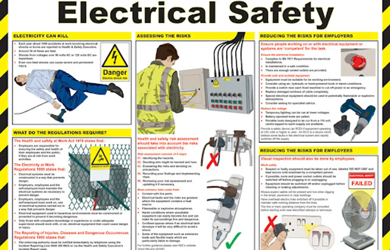 Top 10 Electrical Safety Rules & Tips for Workplaces